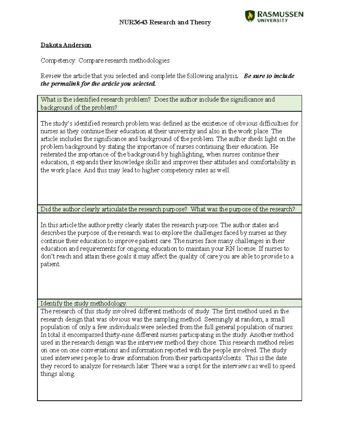 DAnderson module 05discussion 2:1:22 - NUR3643 Research and Theory ...
