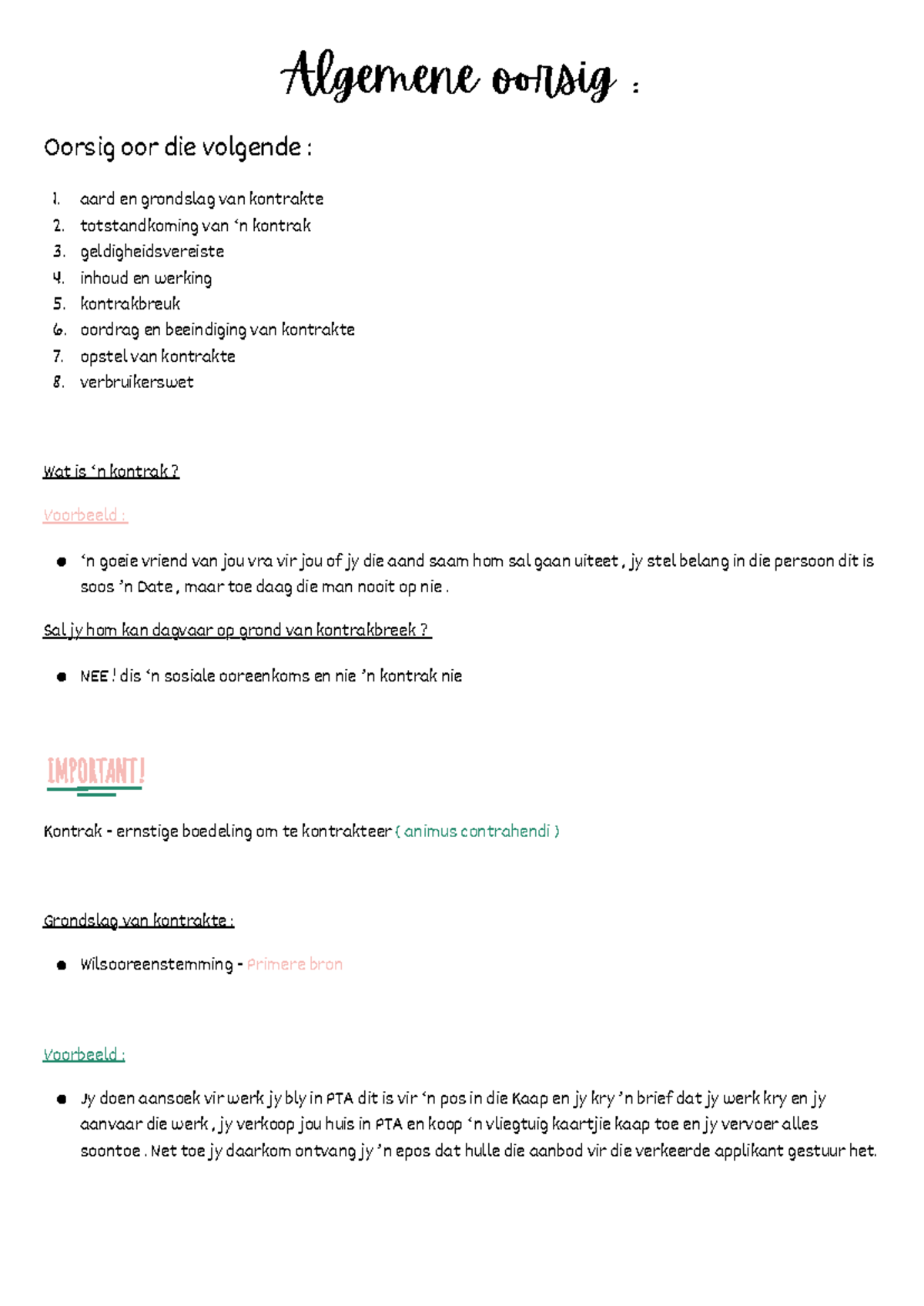 ALGEMENE OORSIG - Algemene rsig : Oorsig oor die volgende : Wat is ‘n ...