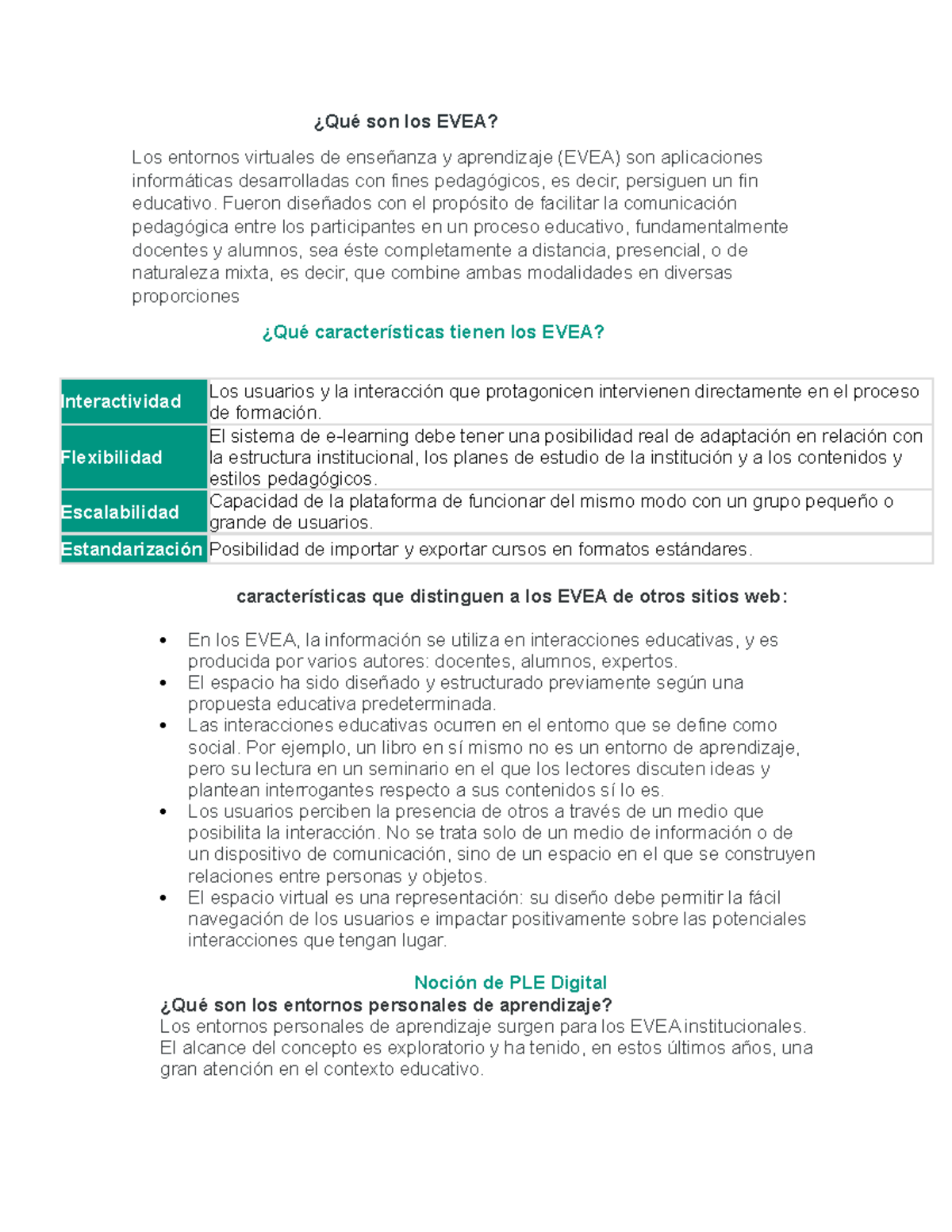 Modulo 1 tema 3 - ¿Qué son los EVEA? Los entornos virtuales de ...