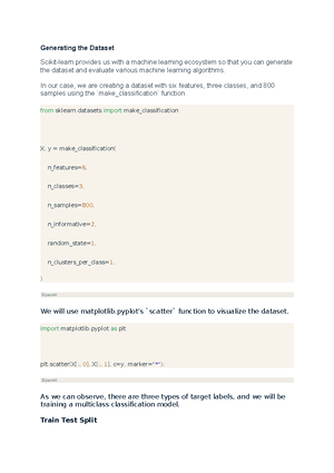 Artificial intelligence iot and machine learning ai programs using python a beginners book - Studocu