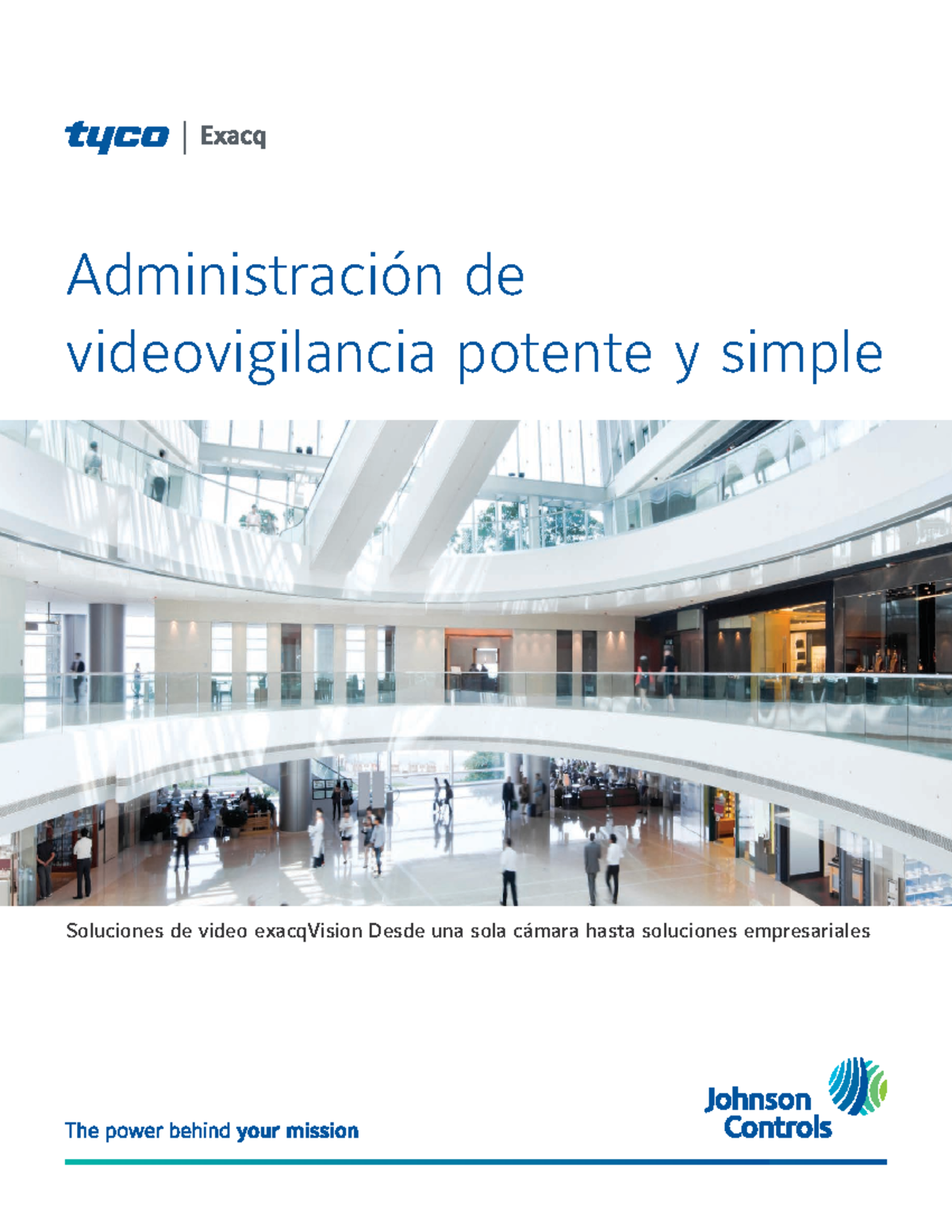 Exacq Vision Family Brochure - Administración de videovigilancia ...
