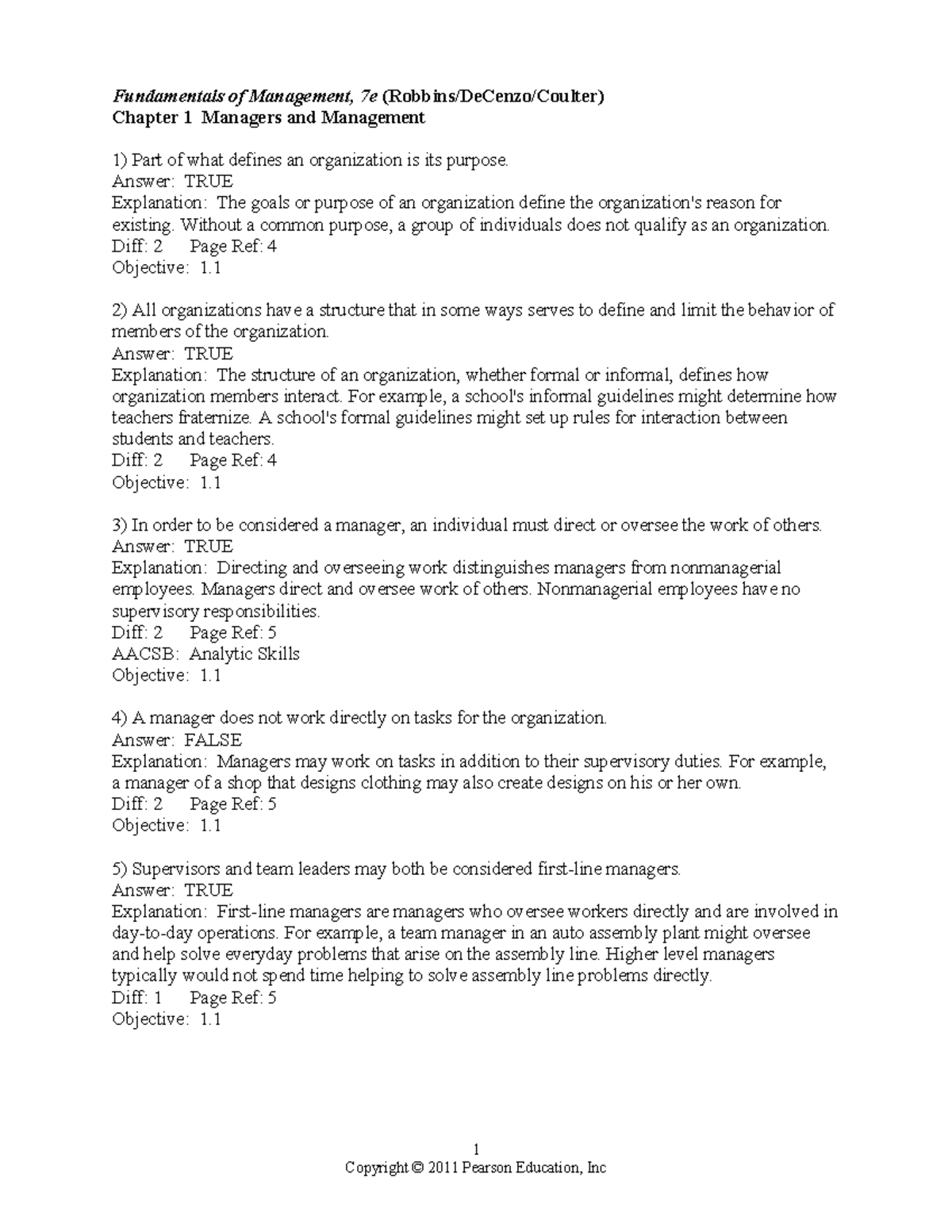 Pdfcoffee - Read - Fundamentals of Management, 7e (Robbins/DeCenzo ...