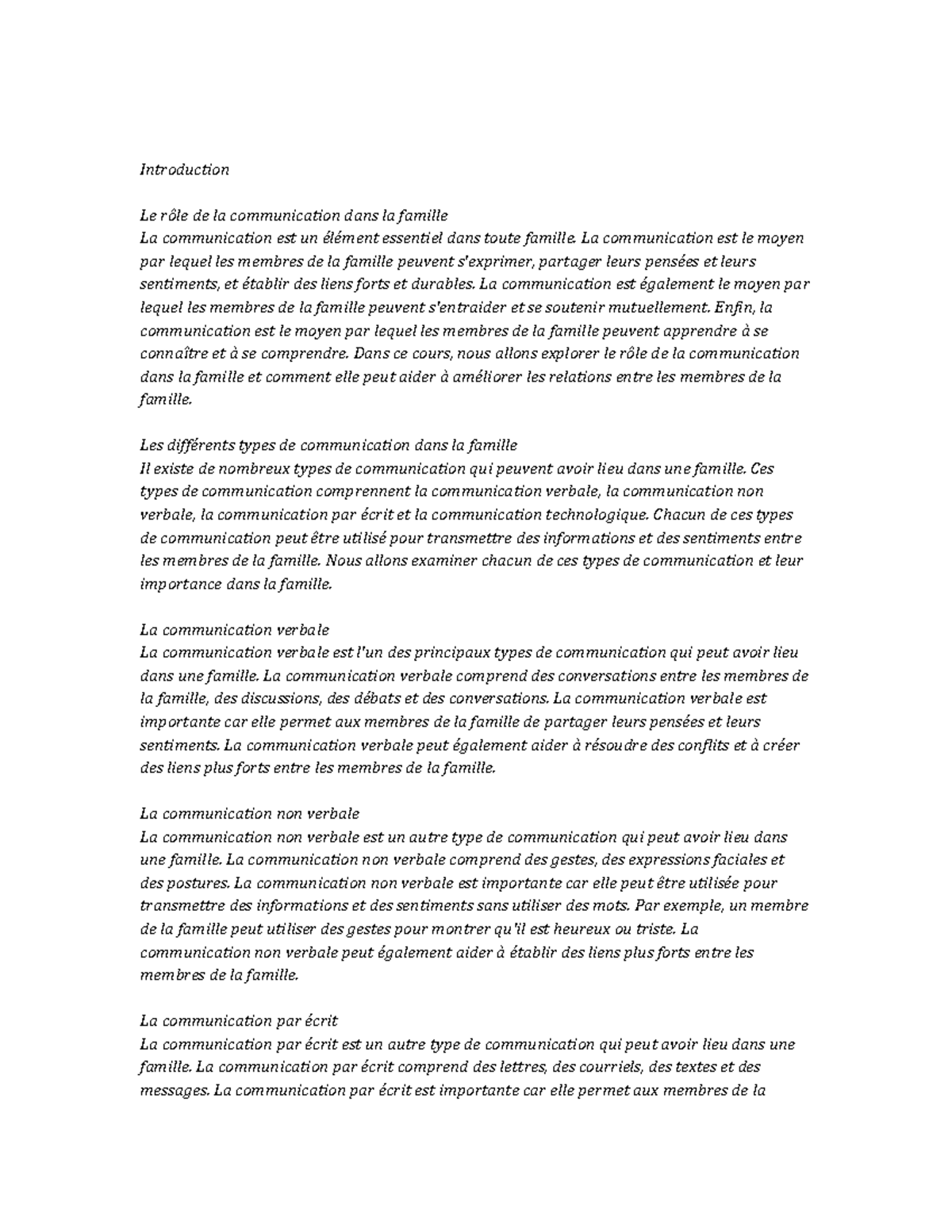 communication-and-the-family-note-study-introduction-le-r-le-de-la