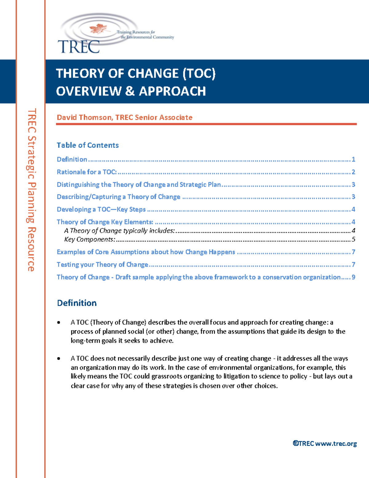 Theory-of-Change v718 - THEORY OF CHANGE (TOC) OVERVIEW & APPROACH TREC ...