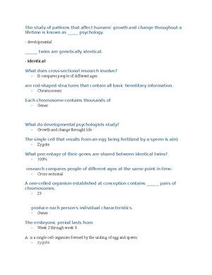 General Psychology ch.12 - we statistically calculate what behaviors ...