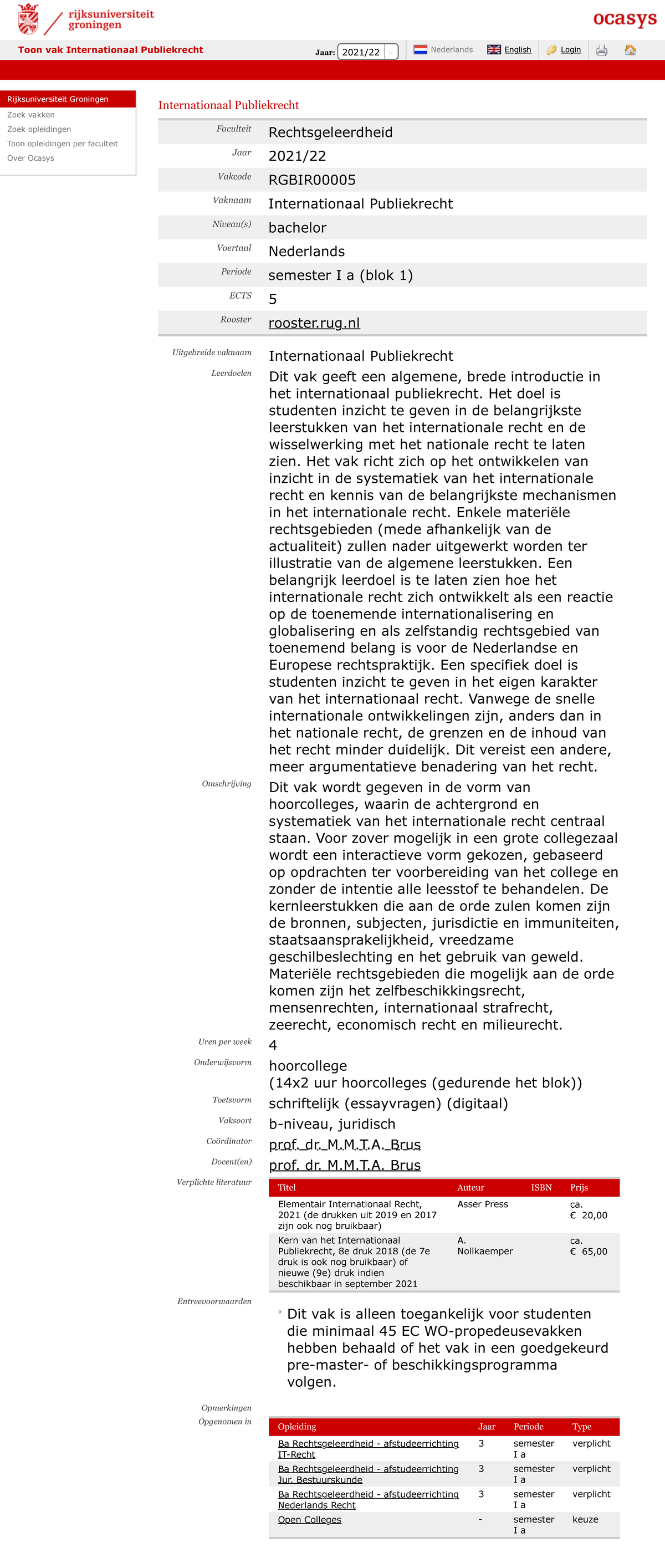 Ocasys Toon vak Internationaal Publiekrecht - Toon vak Internationaal ...