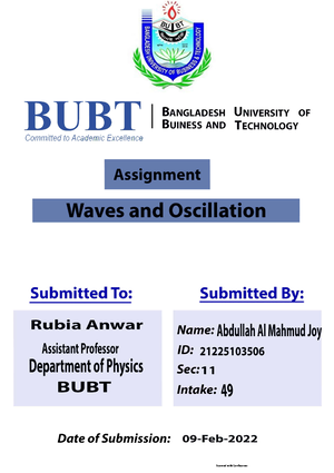CSE250L Lab sheets - BRAC UNIVERSITY DEPT. OF COMPUTER SCIENCE AND ENGINEERING COURSE NO.: CSE ...