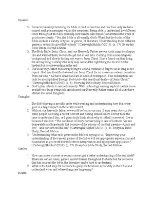 Bible Study Project Application Assignment - Name: Makenzie Wallace ...