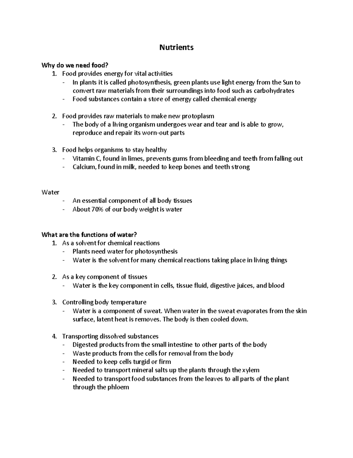 Nutrients(biology) - Carbohydrates, protein, and fats - Nutrients Why ...