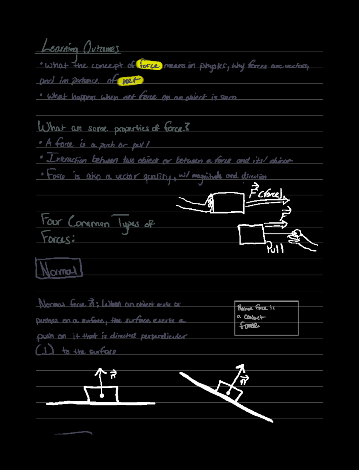 Chapter 4 Newton’s Laws of Motion - Learning Outcomes what the concept ...