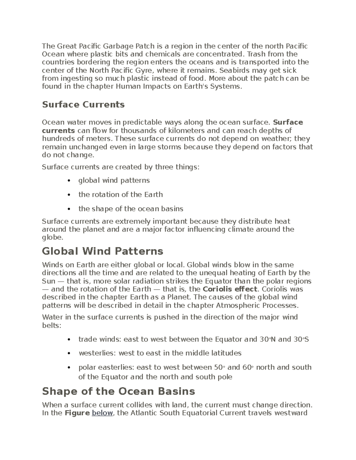 Biology part 181 - notes - The Great Pacific Garbage Patch is a region ...