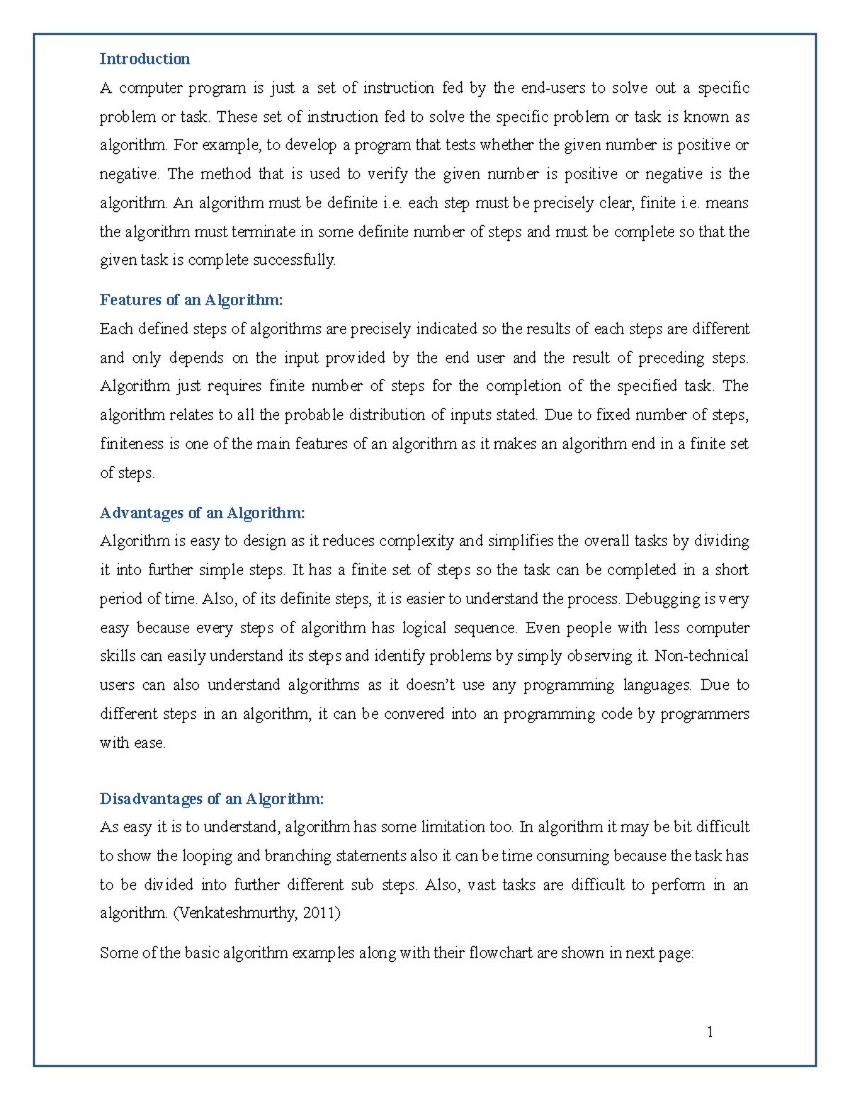 Algorithm Assignment For Database Introduction A Computer Program 3531