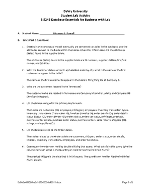 3 Introduction TO SQL - notes - 3 Introduction to SQL Structured Query ...