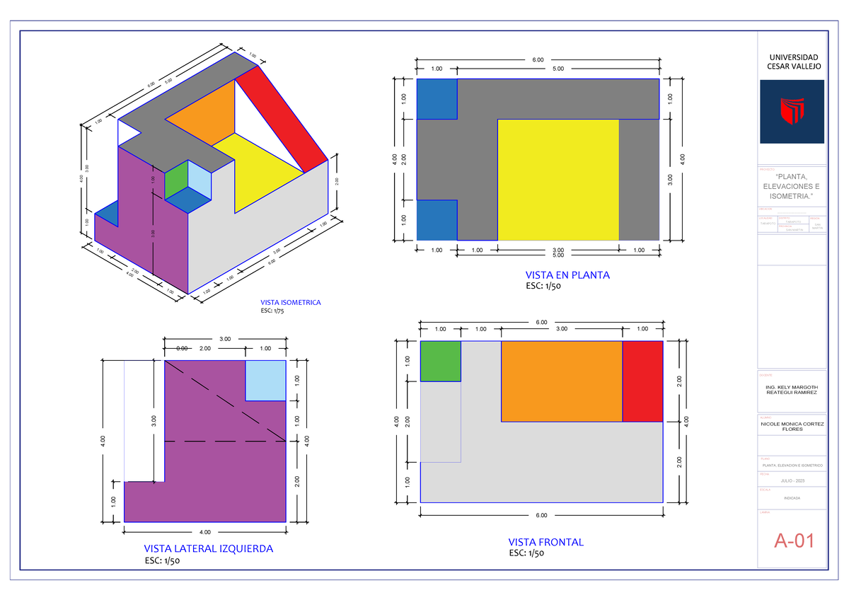 Trabajo Individual - Isometricos - 1 5. 1. 3. 1 1 3 1. 5. 1. 2. 1. 4. 6 ...