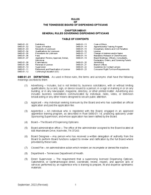Optical-dispensing - Ophthalmic Dispensing Clinic Ii - A R A V I N D E ...