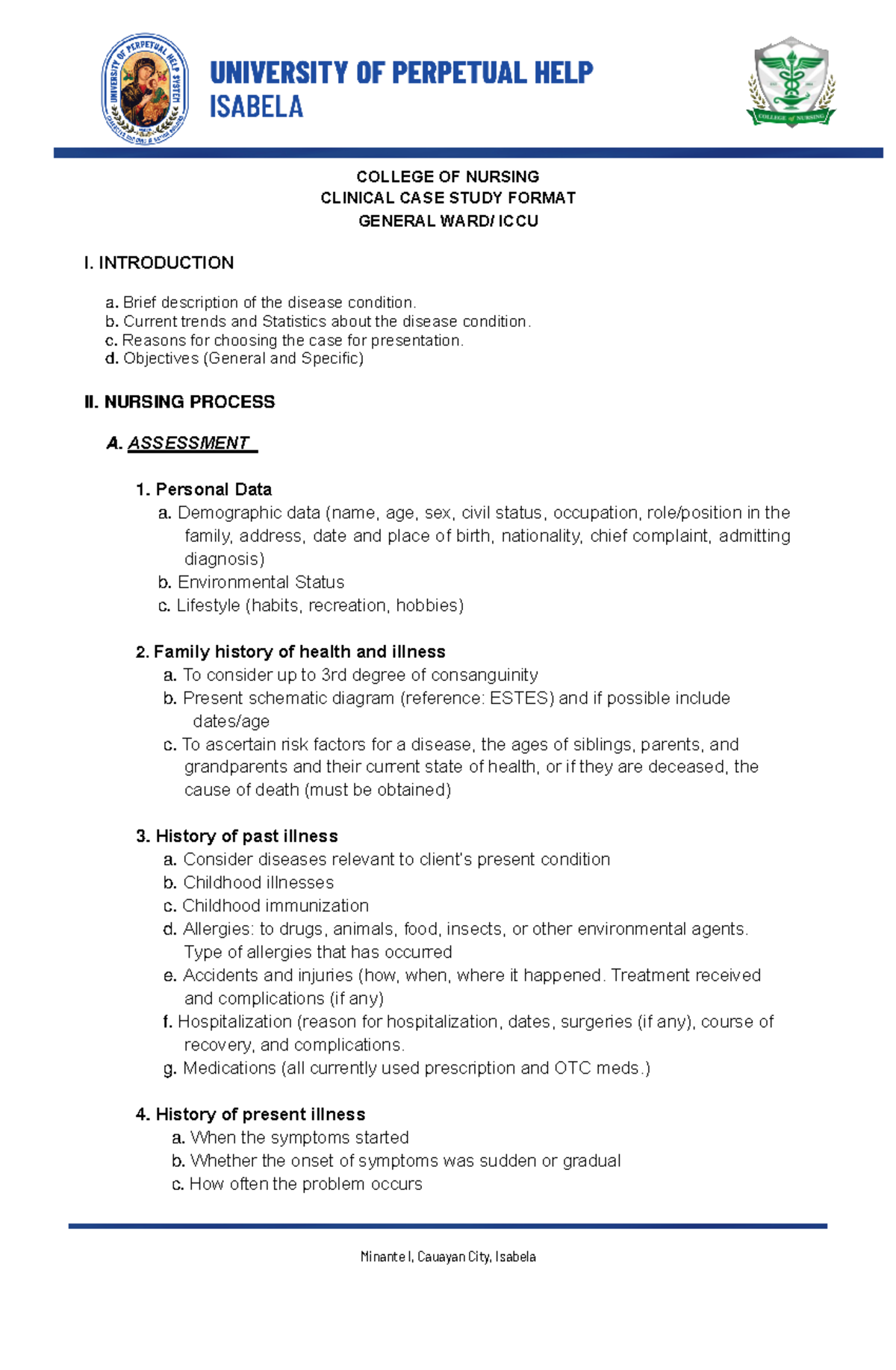 Downloadfile - notes - COLLEGE OF NURSING CLINICAL CASE STUDY FORMAT ...