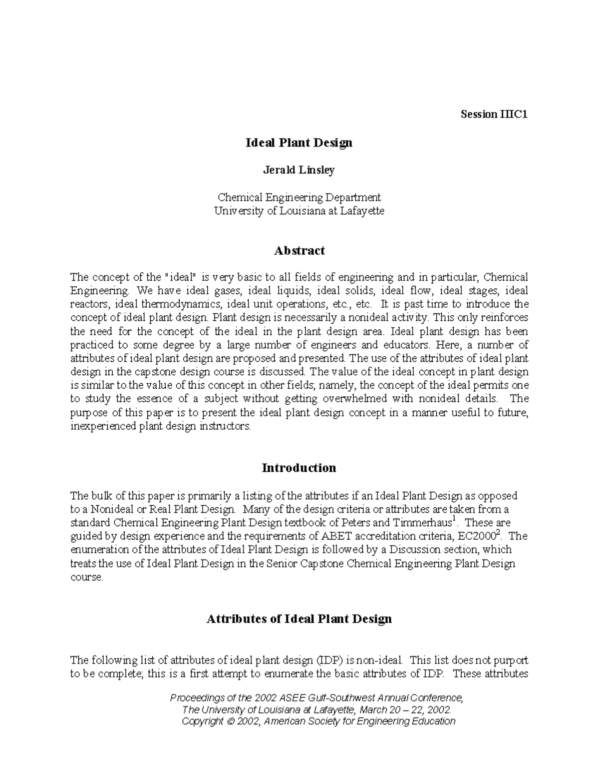 Ideal-plant-design - It is regarding the ideal plant design project ...