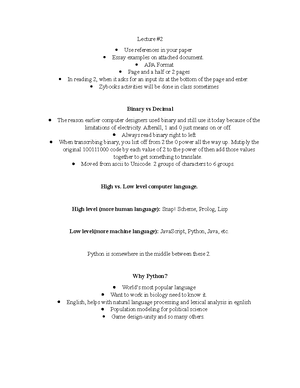 Reading 5 - Homework Notes - Reading 5: Loops A loop is a program ...