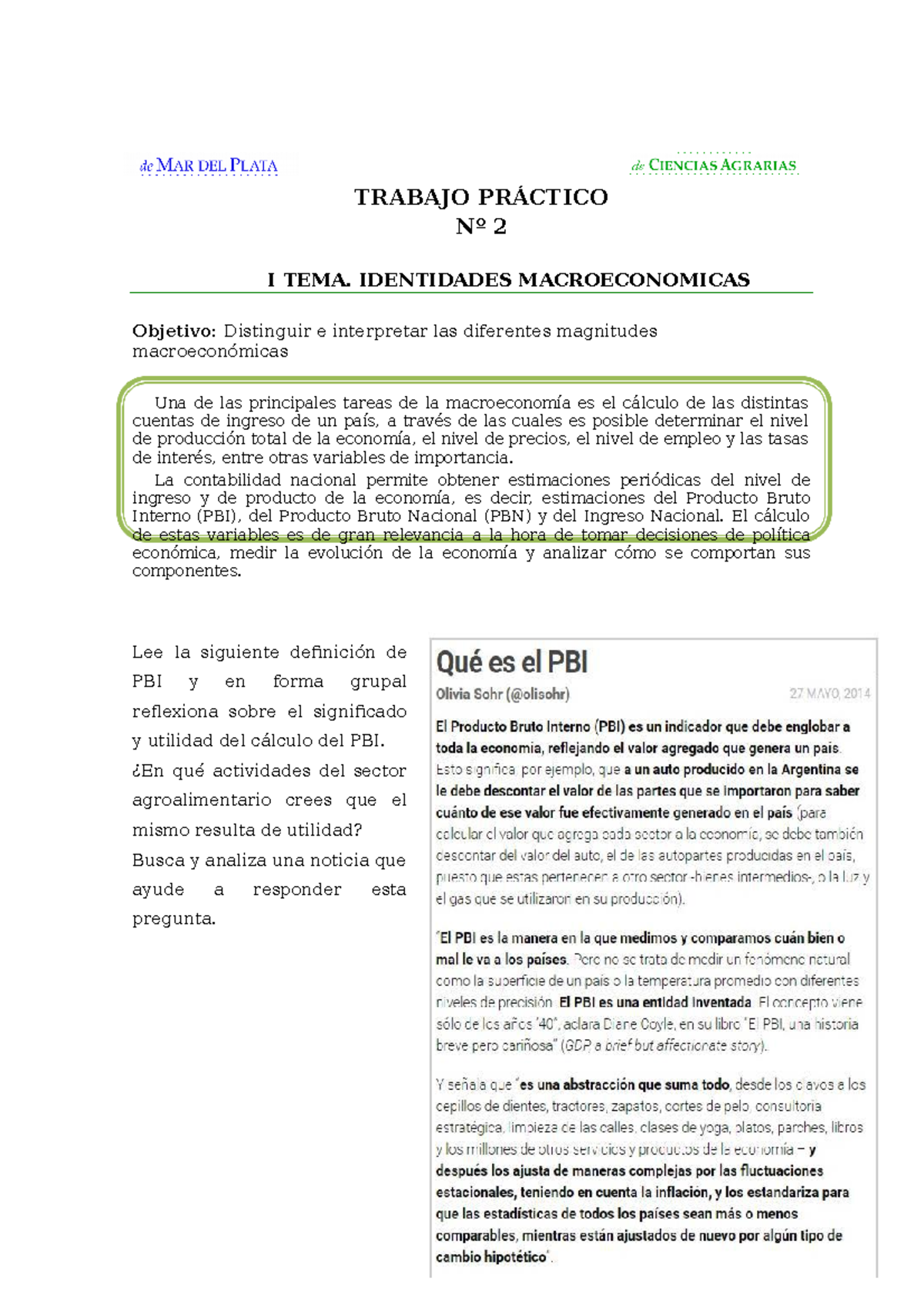 Trabajo Práctico N°2 2021 - TRABAJO PRÁCTICO Nº 2 I TEMA. IDENTIDADES ...