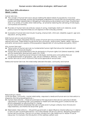 Document (11) - assessment 3 - Human service intervention strategies ...