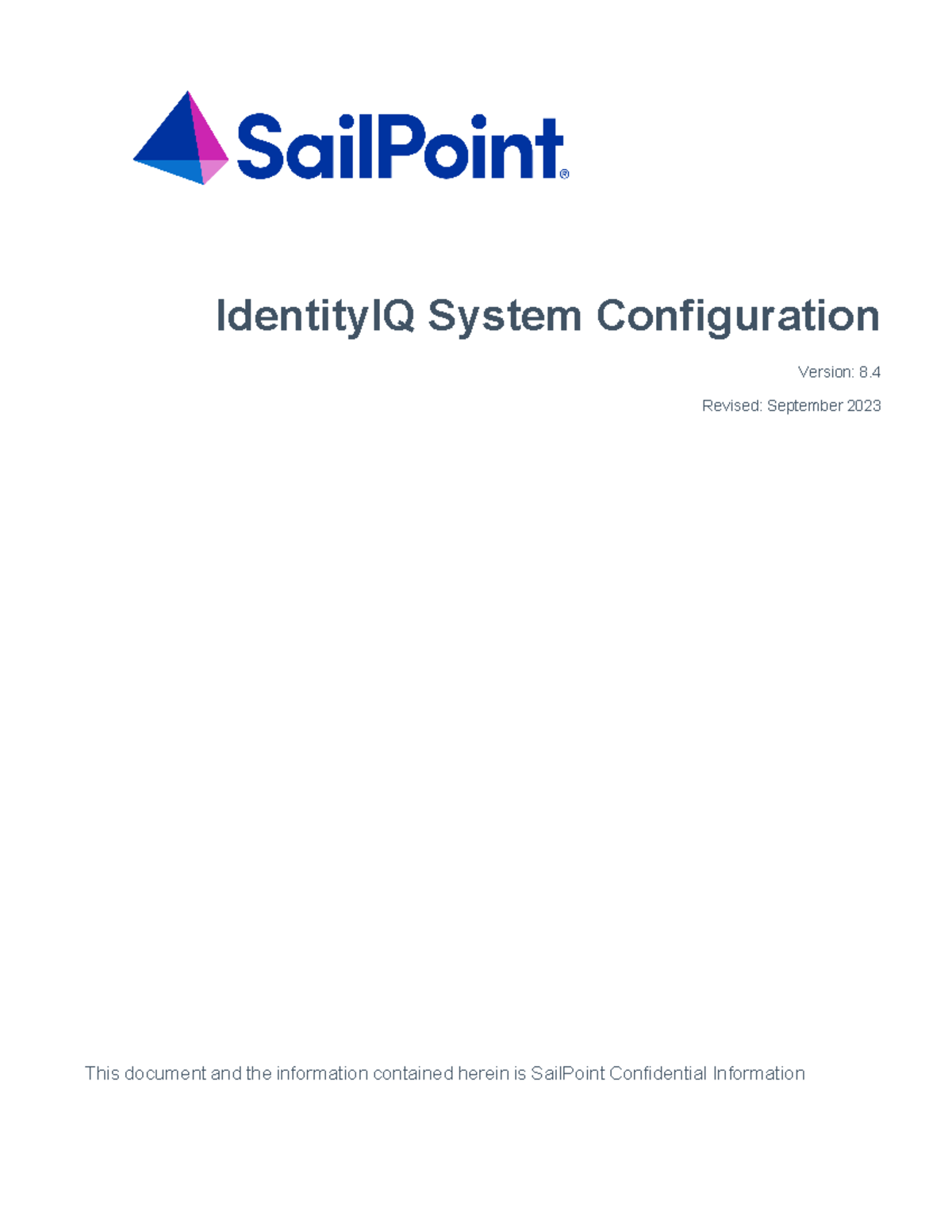 8 - IDENTITYIQ ESSENTIALS SailPoint IdentityIQ Version 8.2 ...