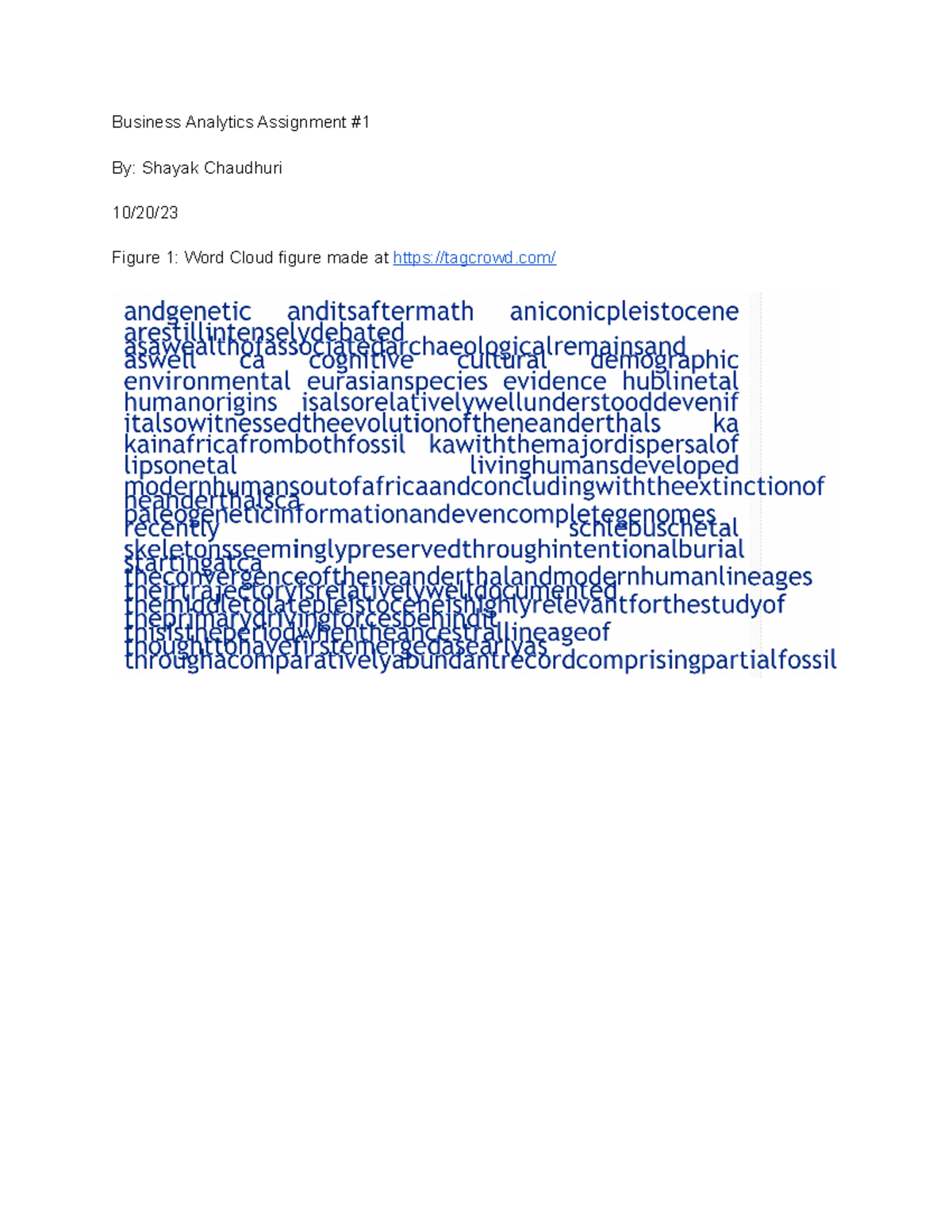 Coursera Business Analytics Assignment #1 - Business Analytics ...