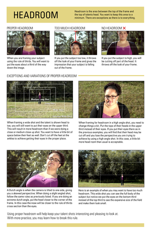 Visualchecklist - Checklist for shooting film. - VISUAL CHECKLIST The ...