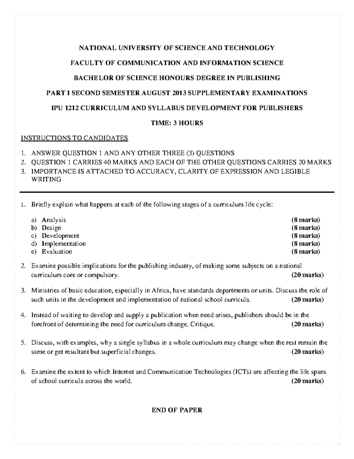 IPU12122013 08 Curriculum and Syllabus Development for Publishers ...