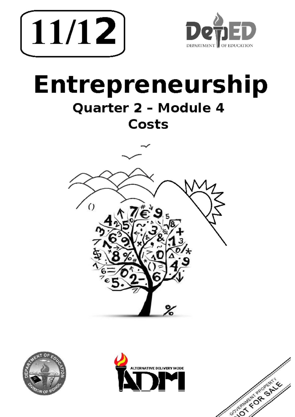 Entrepreneurship-1112 Q2 SLM WK4 - 11/1 2 Entrepreneurship Quarter 2 ...