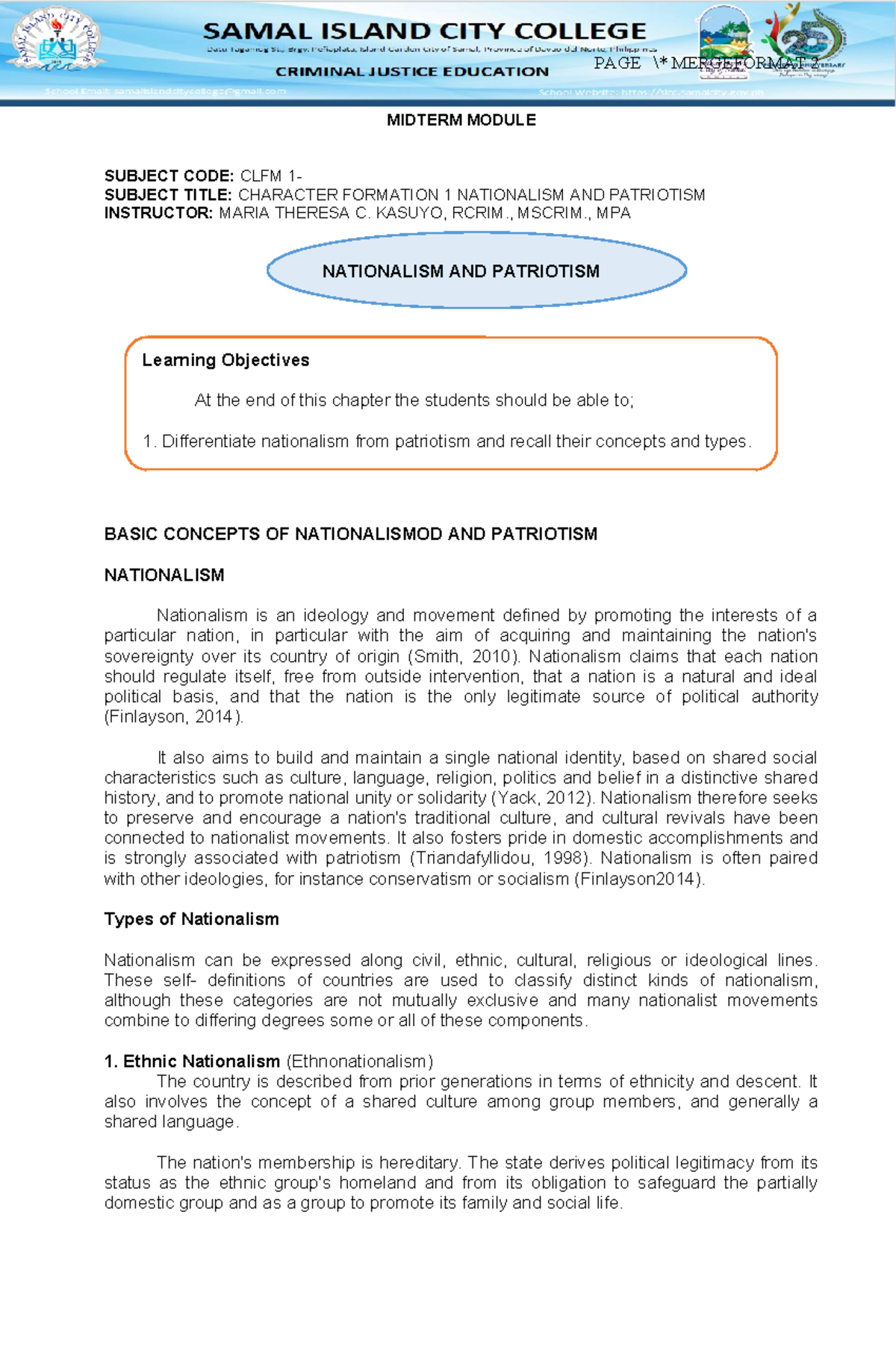 Midterm- Module-1 - It will help those students who in needs - MIDTERM ...