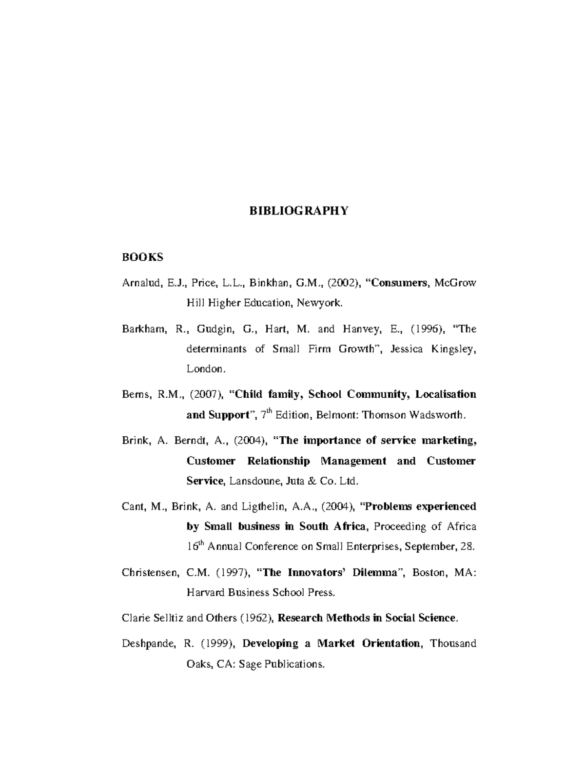 14 bibliography - Project section related - BIBLIOGRAPHY BOOKS Arnalud ...