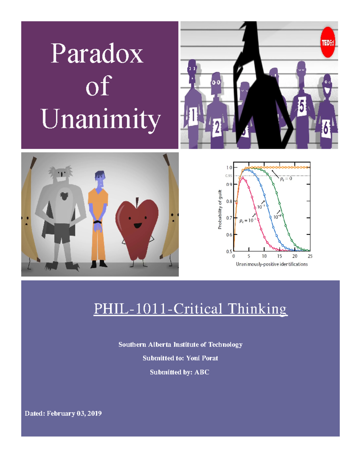 Paradox - Paradox of Unanimity PHIL-1011-Critical Thinking Southern ...