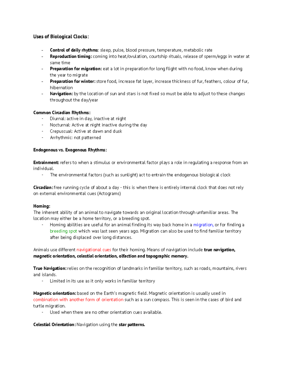 Plants and Animals - Biology - Uses of Biological Clocks: Control of ...