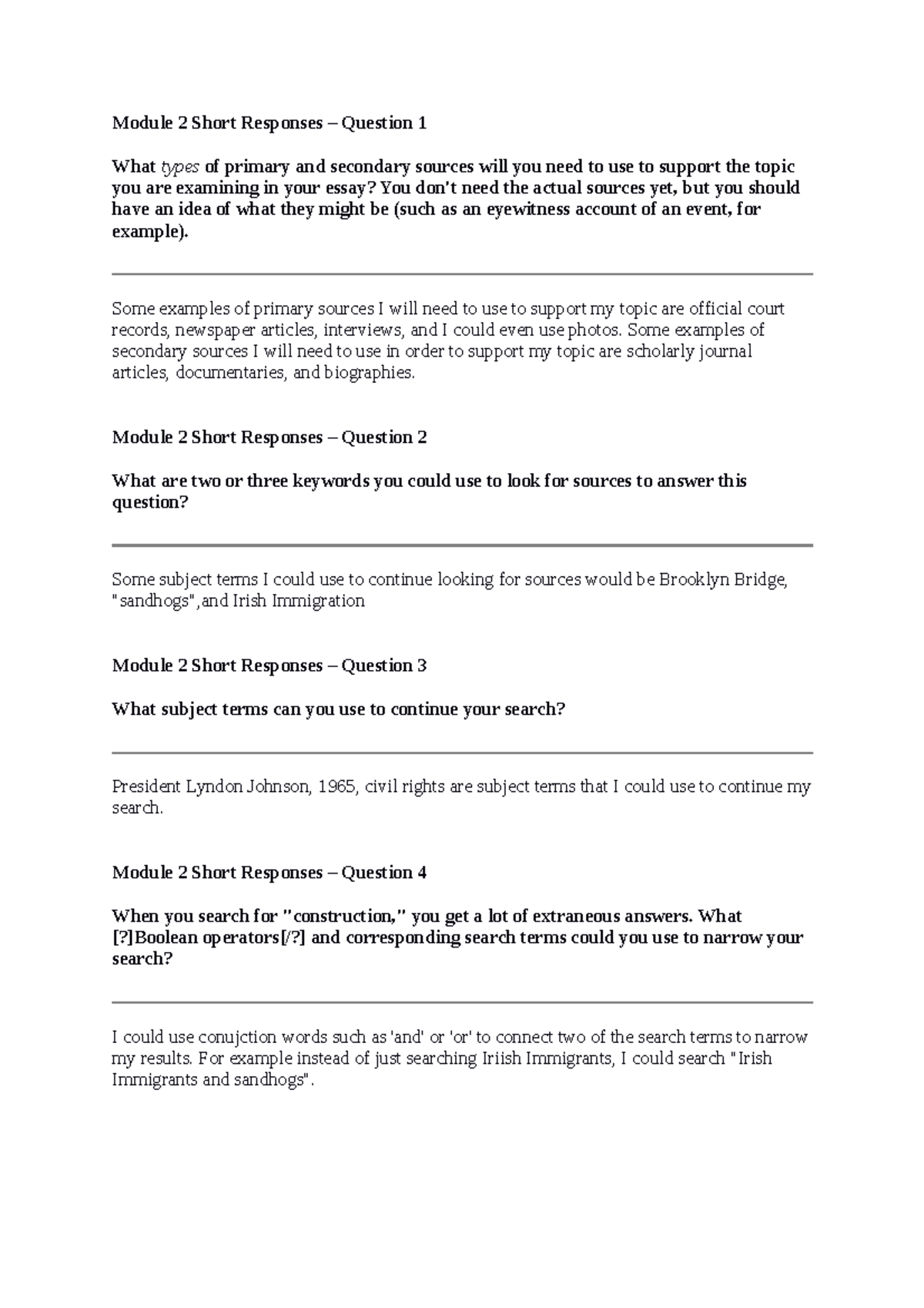 Module 2 Short Answers - Module 2 Short Responses – Question 1 What ...