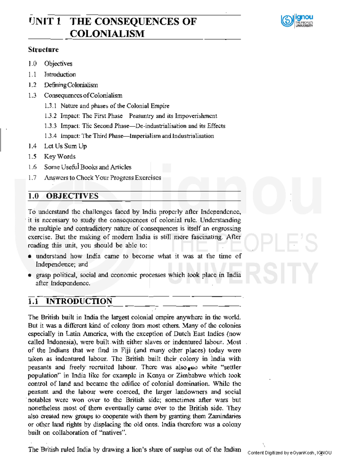 Colonialism - introduction to politics essays - THE CONSEQUENCES OF ...