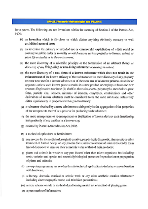 RM4151-UNIT 5 - Research methodology and ipr - Mechanical engineering ...