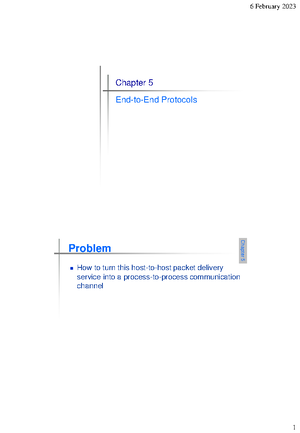 Chapter 4 Advanced Internetworking - Chapter 4 Problems ####### How do ...