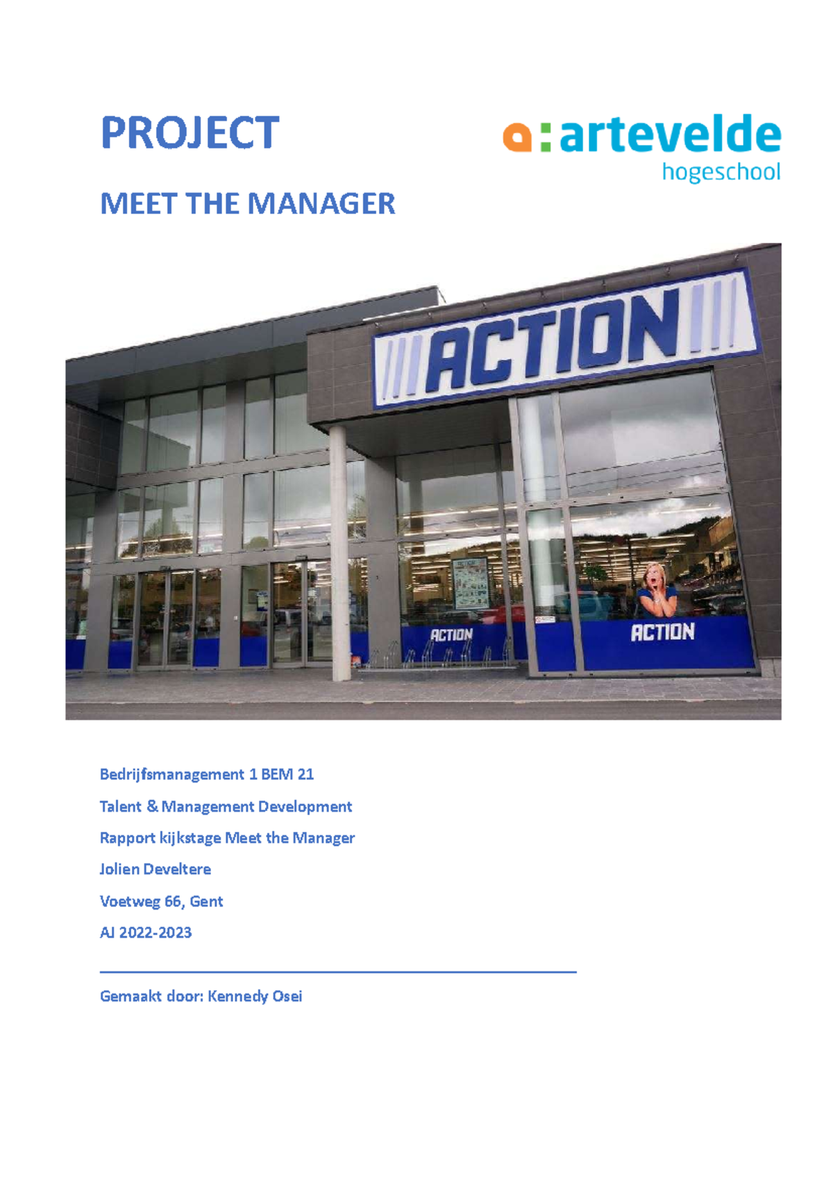 Meet the manager Kennedy OSEI - PROJECT MEET THE MANAGER ...