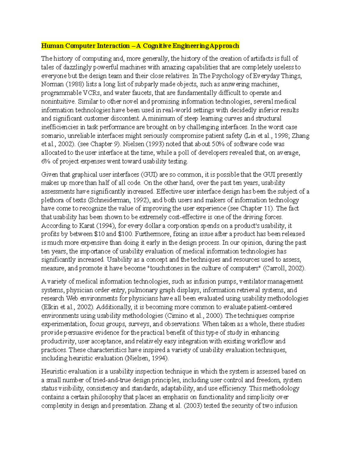 Human Computer Interaction – A Cognitive Engineering Approach - In The ... Human Computer Interaction – A Cognitive Engineering Approach - In The ...