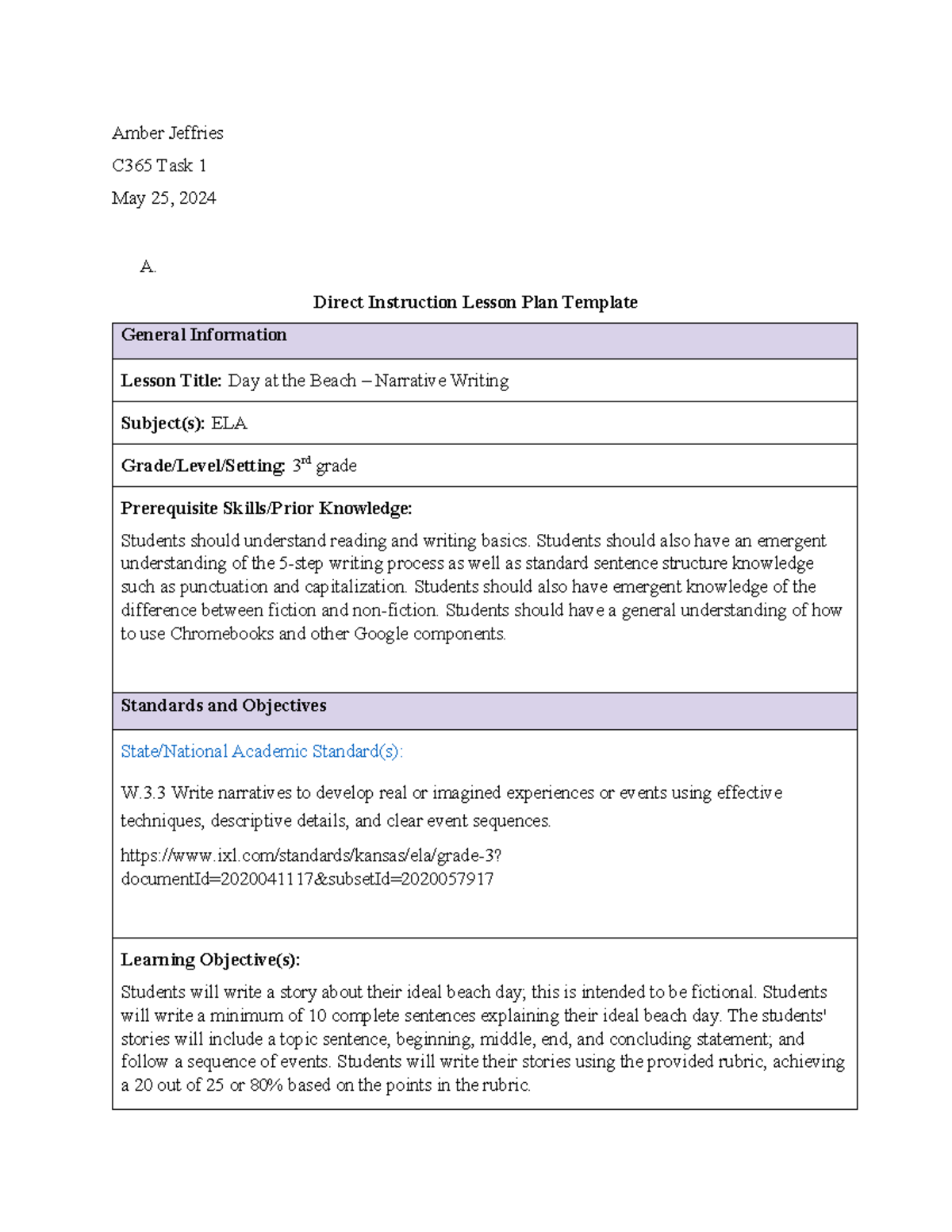 C365 Task 1 - Passed course. Not returned. - Amber Jeffries C365 Task 1 ...