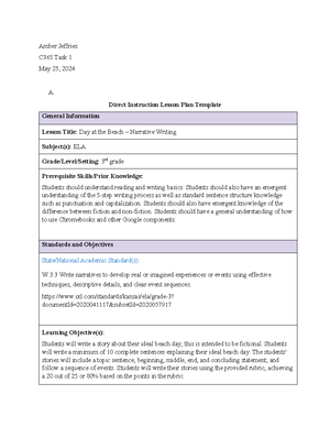 D097 Task 1 - Passed - Education Foundations Task Amber Jeffries ...