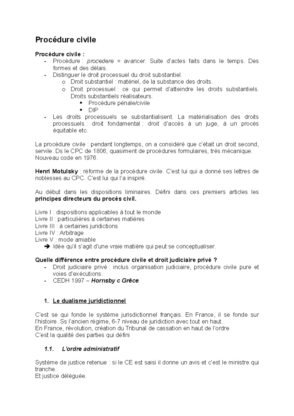 Procédure-civile-1 - Les parties ne peuvent pas être jugées sans avoir été préalablement ...