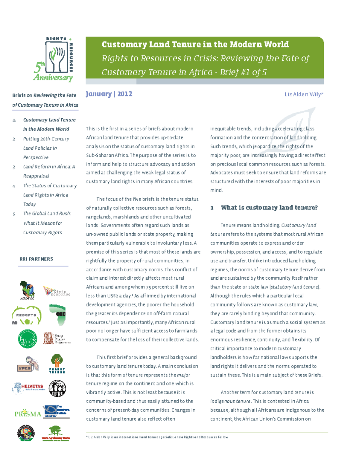 Customary Land Tenure in the Modern World 241026 120616 - Customary ...