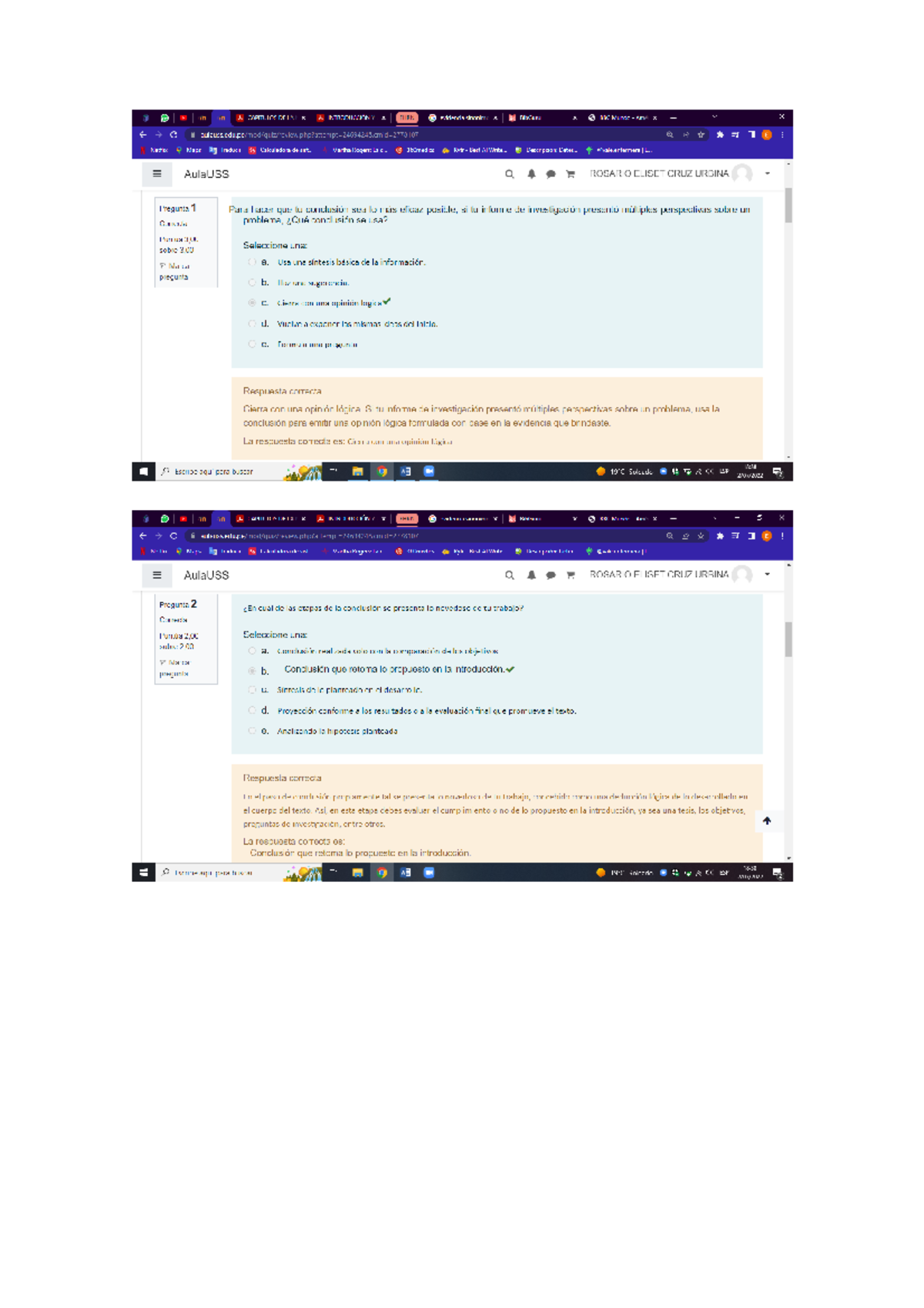 Sesion 7 Cuestionario Sesión 7 Iniciación A La Investigación Studocu