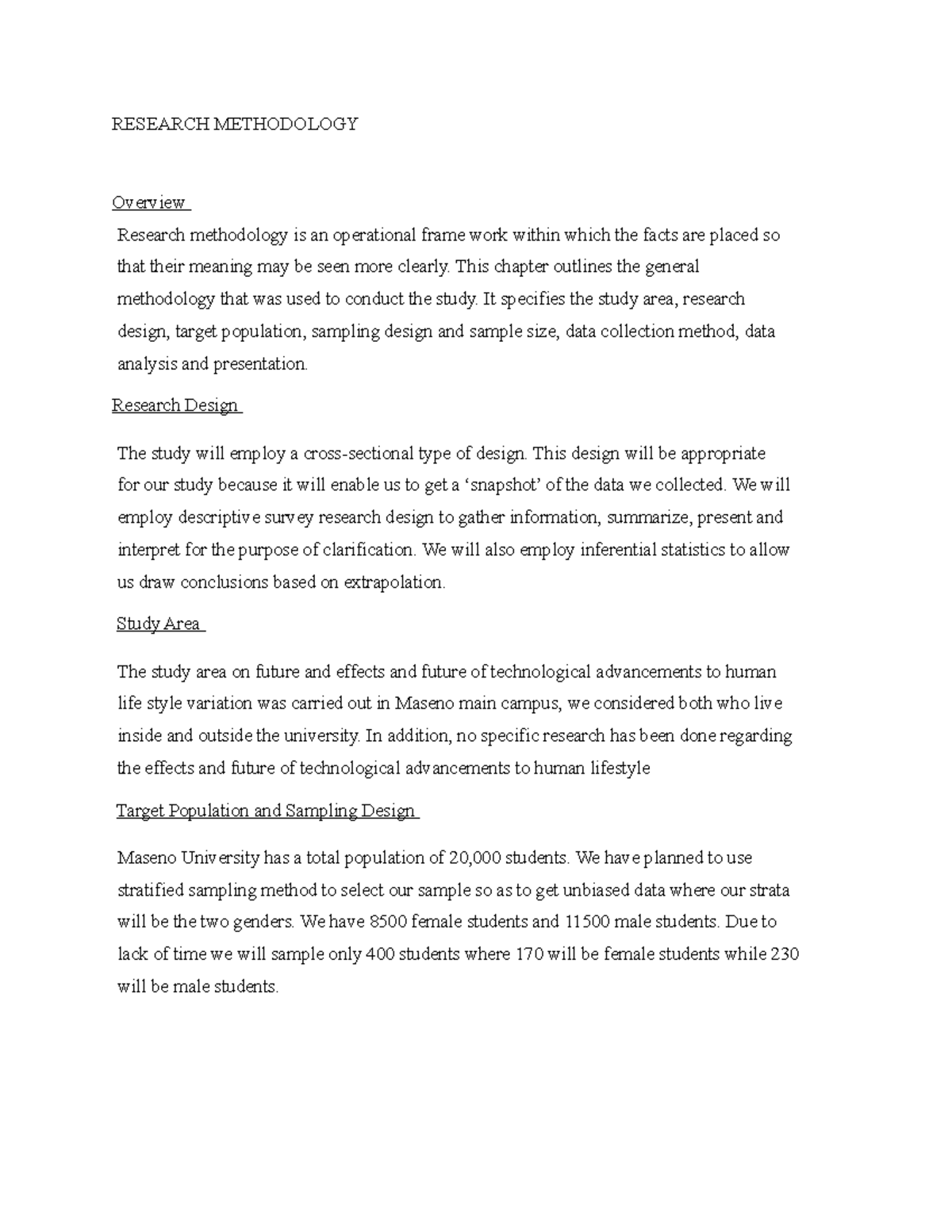 Research Methodology - This notes are prepared by ouma oluga - RESEARCH ...