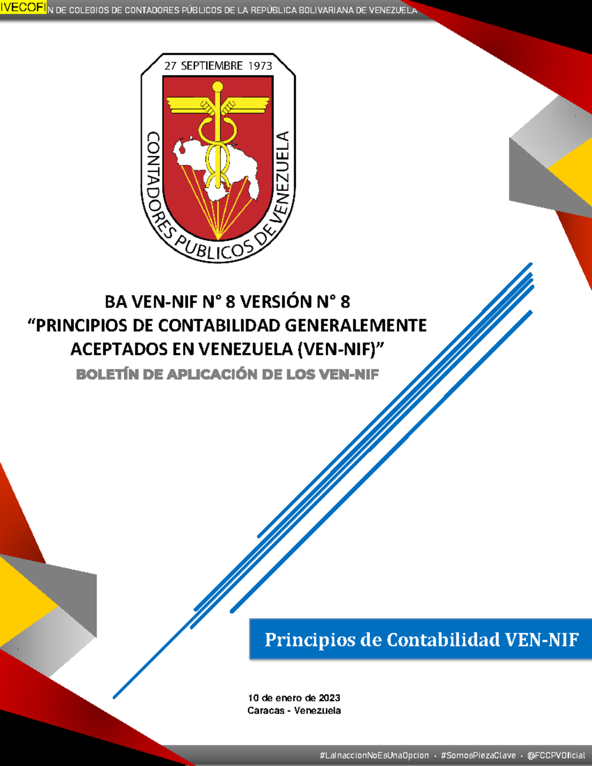 BA VEN-NIF 8 Versión 8 removed - 10 de enero de 202 3 Caracas ...