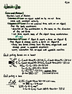 Phys 0174 Units 5, 6, 7, and 8 Notes - Units Rotation ' Symbols - Theta ...