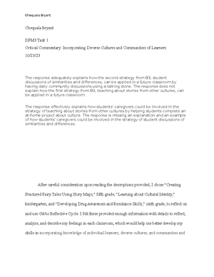 Task 1 part 2 - Task 1 part 2 of this - Chequala Bryant DFM3 Task 1 ...