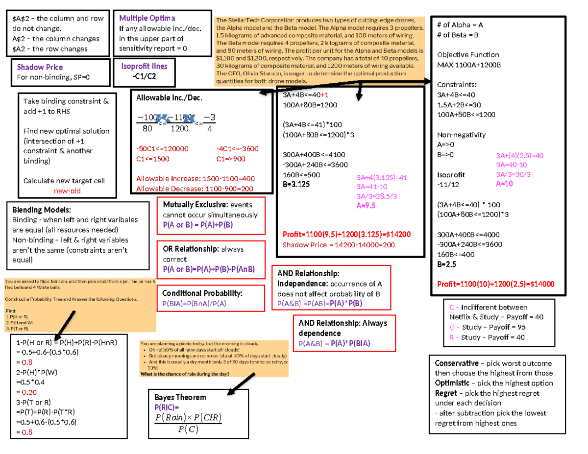 Comm 190 final - jhh $A$2 – the column and row do not change. A$2 – the ...