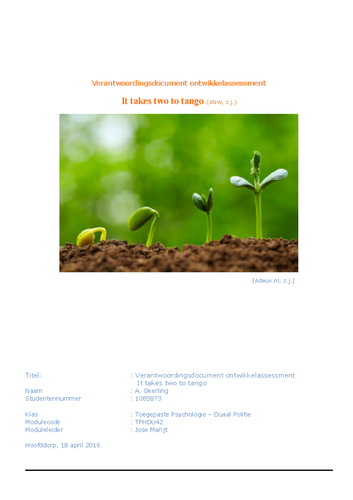 DEF Doc tests en onderzoek periode 3 - Verantwoordingsdocument ...